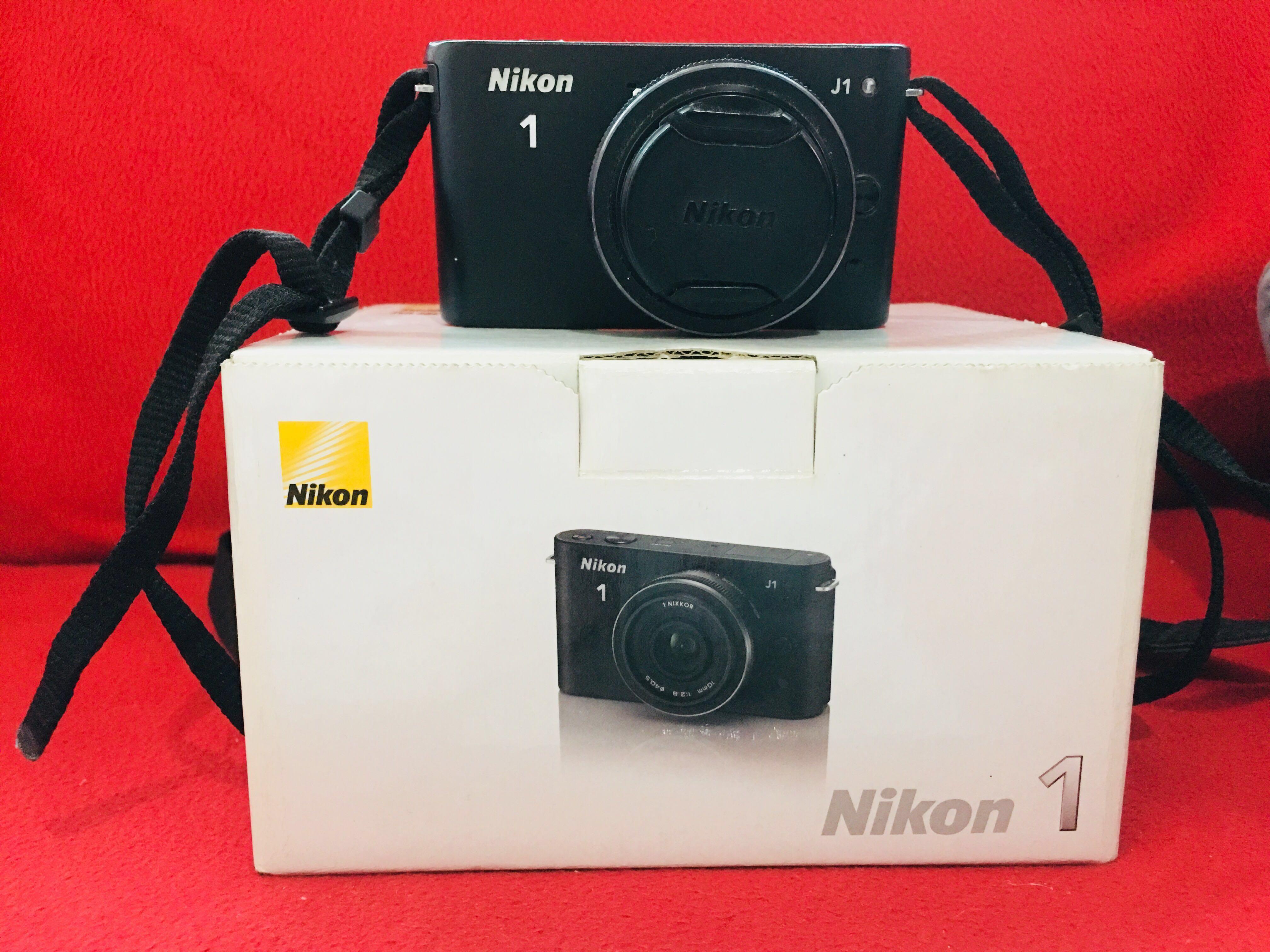 RARE!!! NIKON 1 J1 Mirrorless Camera Kit, Photography, Cameras on Carousell