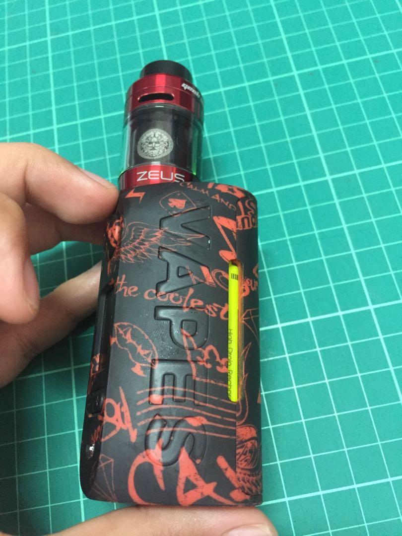 Puma Storm mod (vape on design) and Zeus Dual RTA (red edition), TV ...