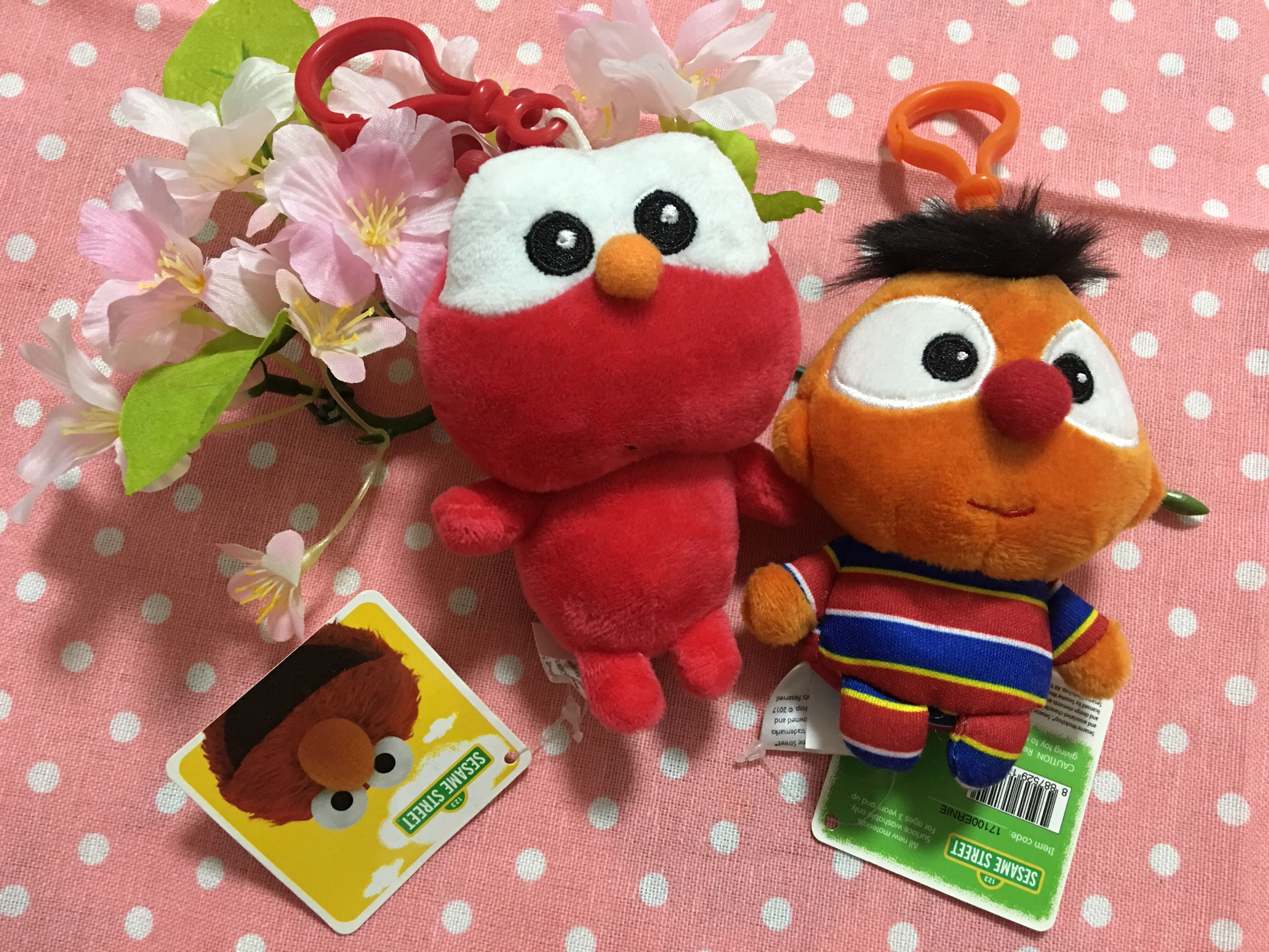 Sesame Street Plush Key Chain, Hobbies & Toys, Toys & Games on Carousell