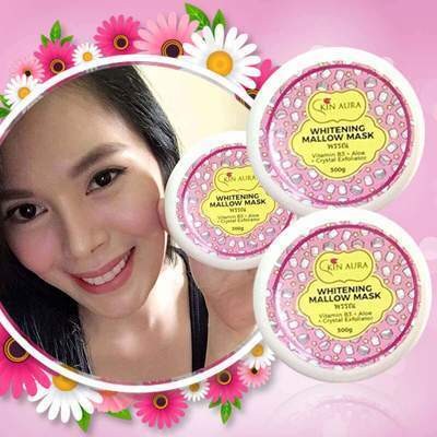 Skin Aura whitening mallow mask, Beauty & Personal Care, Face, Face ...