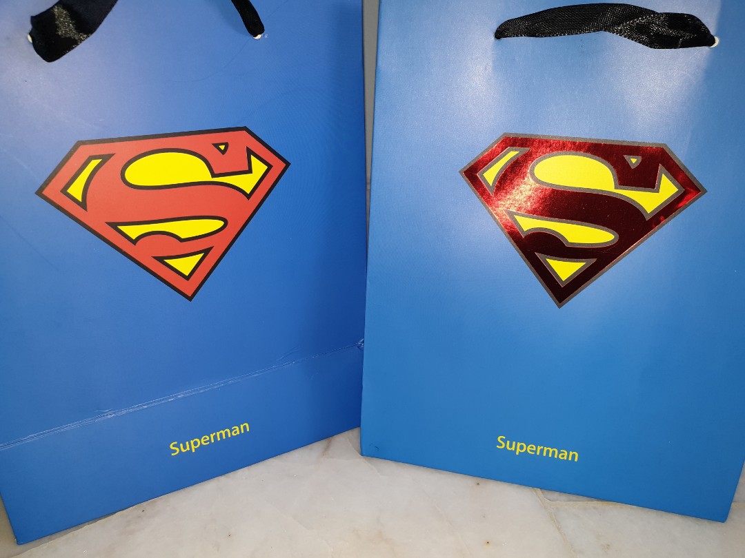 Superman Logo Paper Bag, Everything Else on Carousell