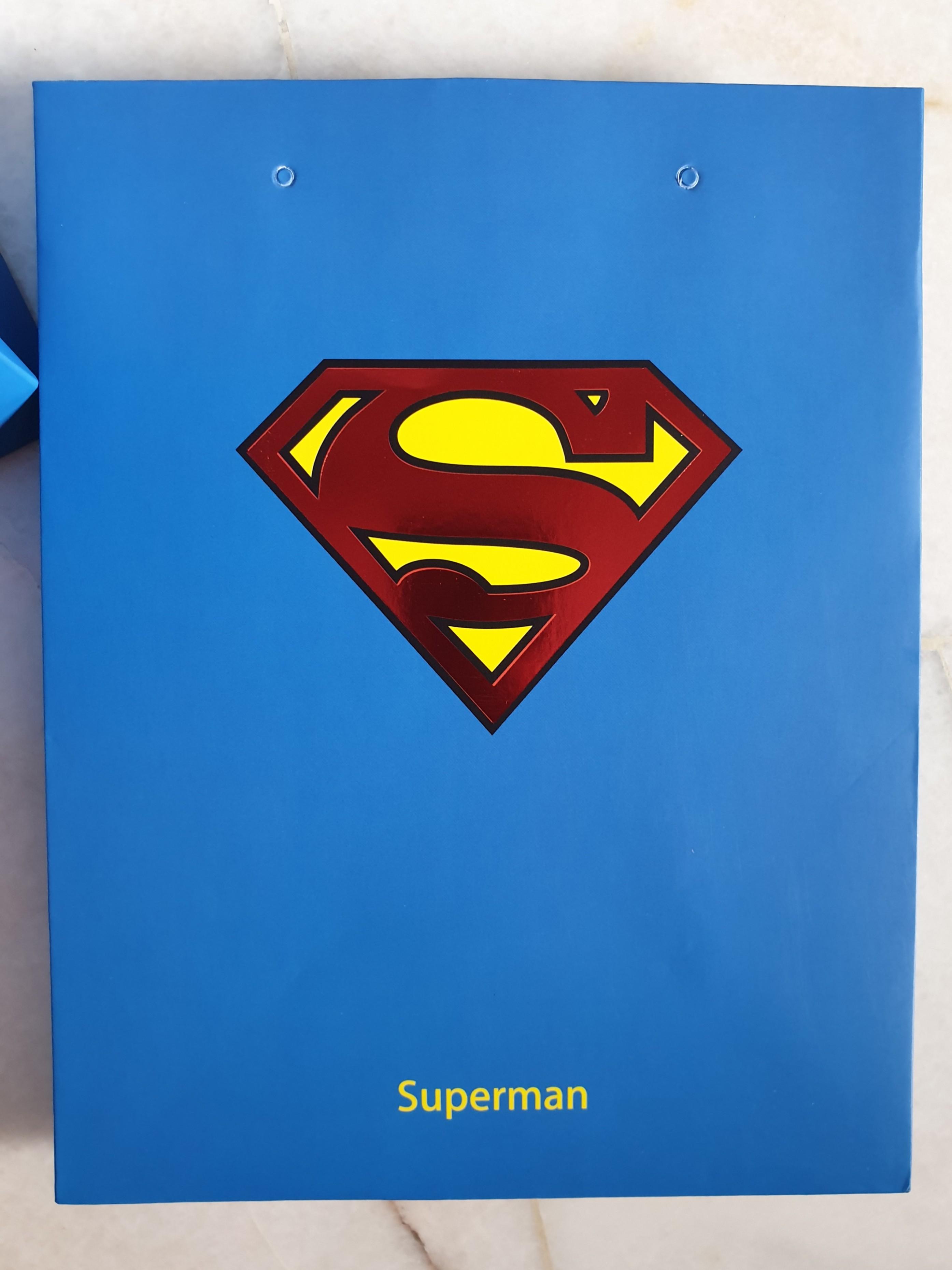 Superman Logo Paper Bag, Everything Else on Carousell