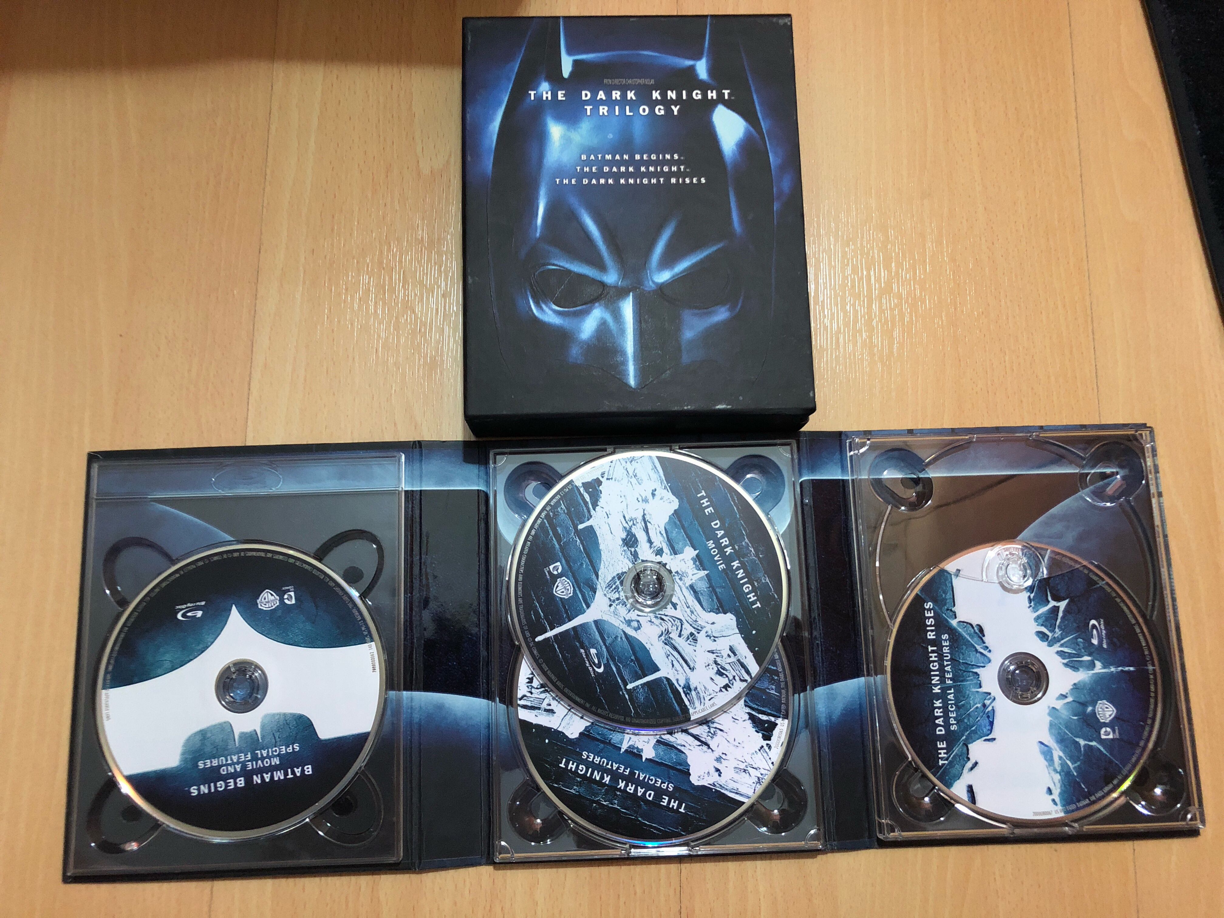 The dark knight trilogy bluray imported, Hobbies & Toys, Music & Media, CDs & DVDs on Carousell