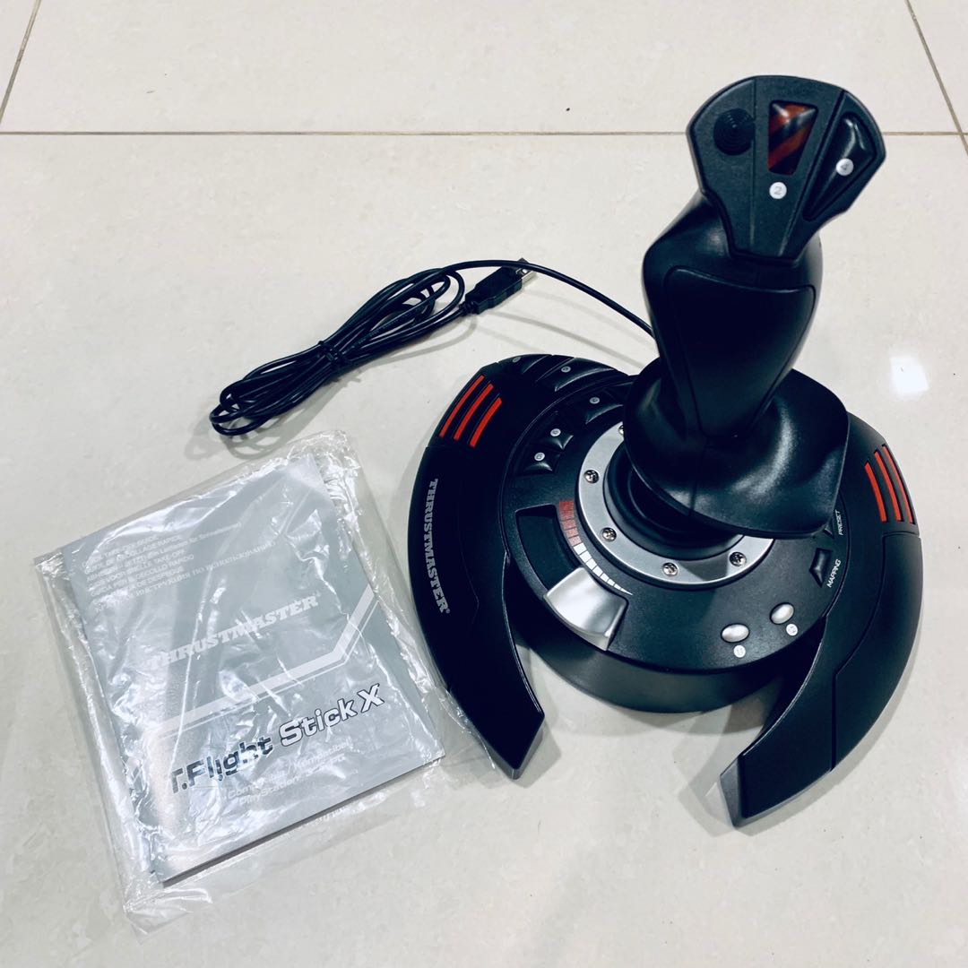THRUSTMASTER T.Flight Stick X Joystick, Video Gaming, Gaming ...