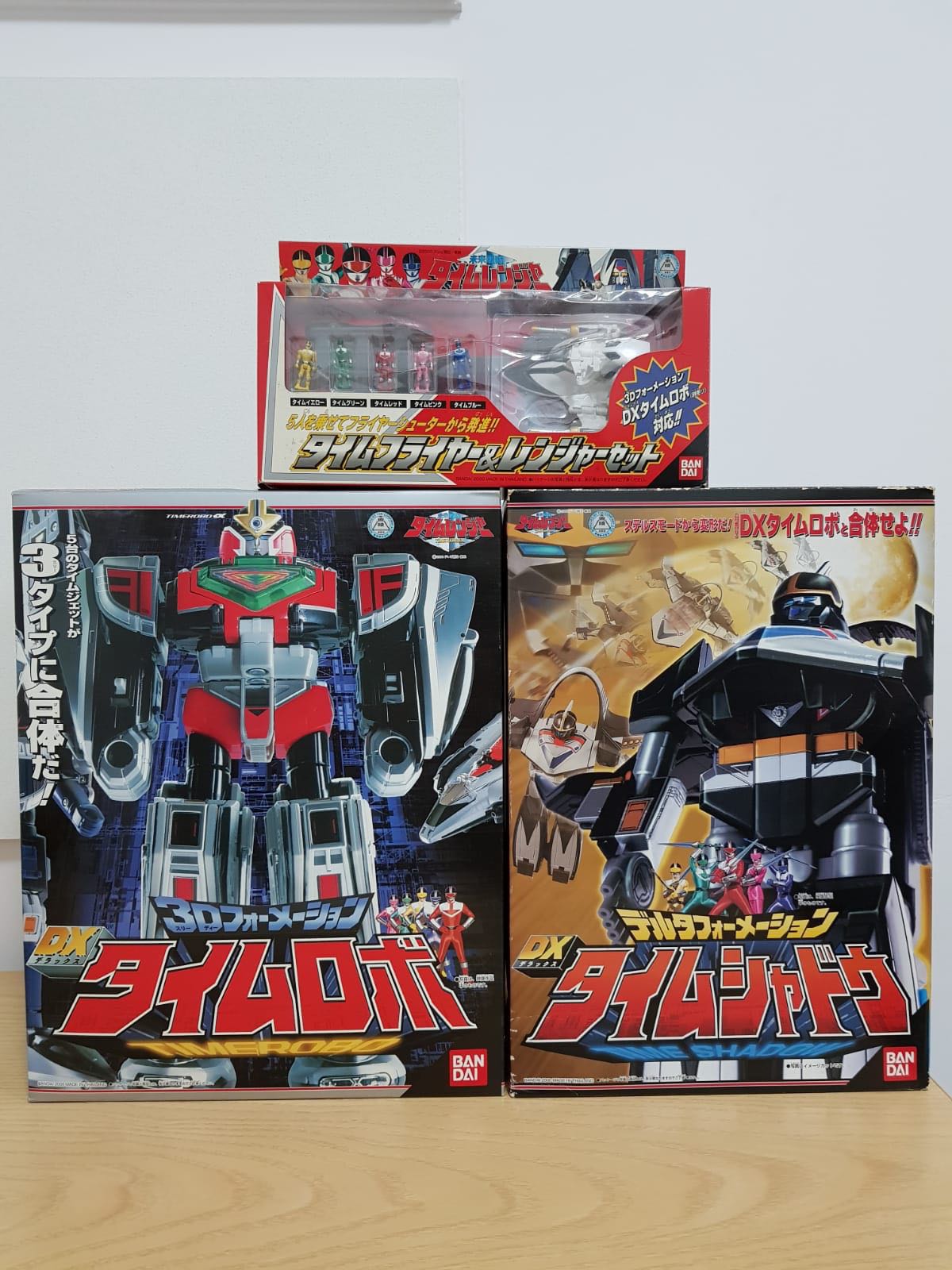 Timeranger - TimeRobo & Time Shadow Megazord & Time Flyer & Ranger Set ...