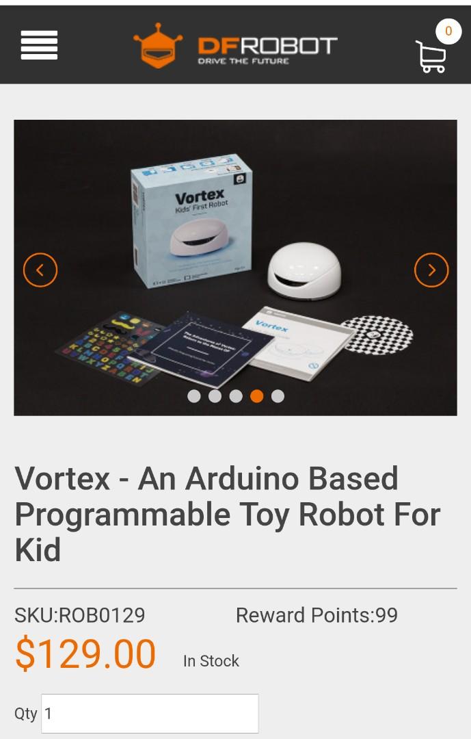 Vortex Kids' First Robot, Babies & Kids, Babies & Kids Fashion on Carousell