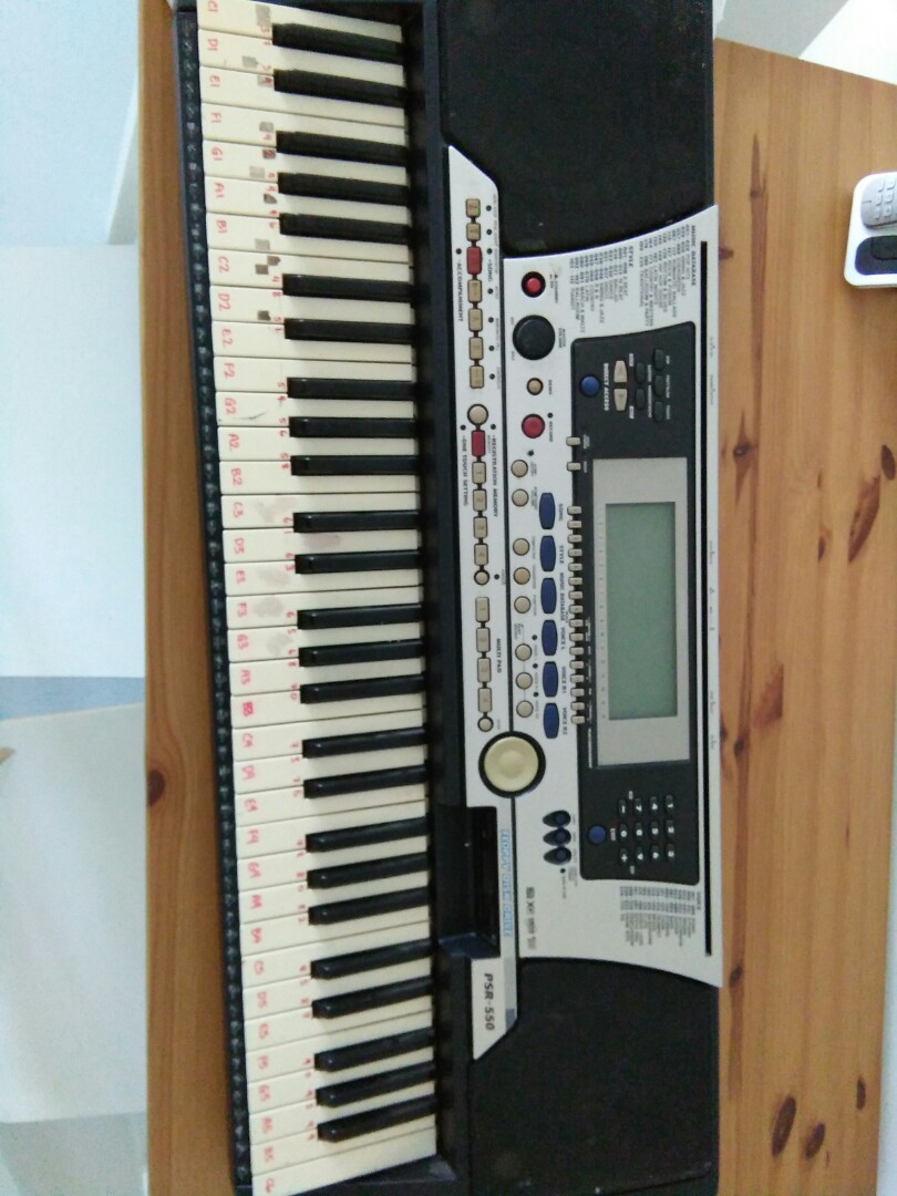 Yamaha Keyboard, Hobbies & Toys, Music & Media, Musical Instruments on ...
