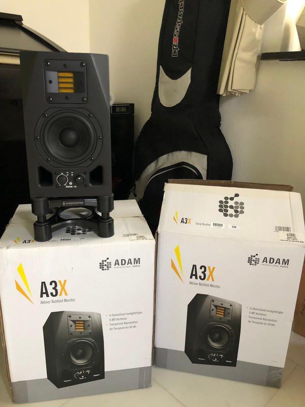 Adam A3X Monitors with IsoAcoustics Stands, Audio, Other Audio ...