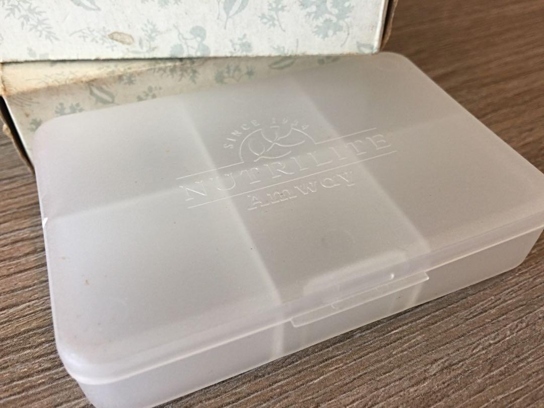 AMWAY NUTRILITE Medicine Pill Box, Health & Nutrition, Health Supplements, Vitamins ...