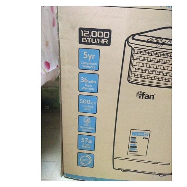 BN IFan 12000BTU Portable Air Condition IF1272, TV & Home Appliances ...