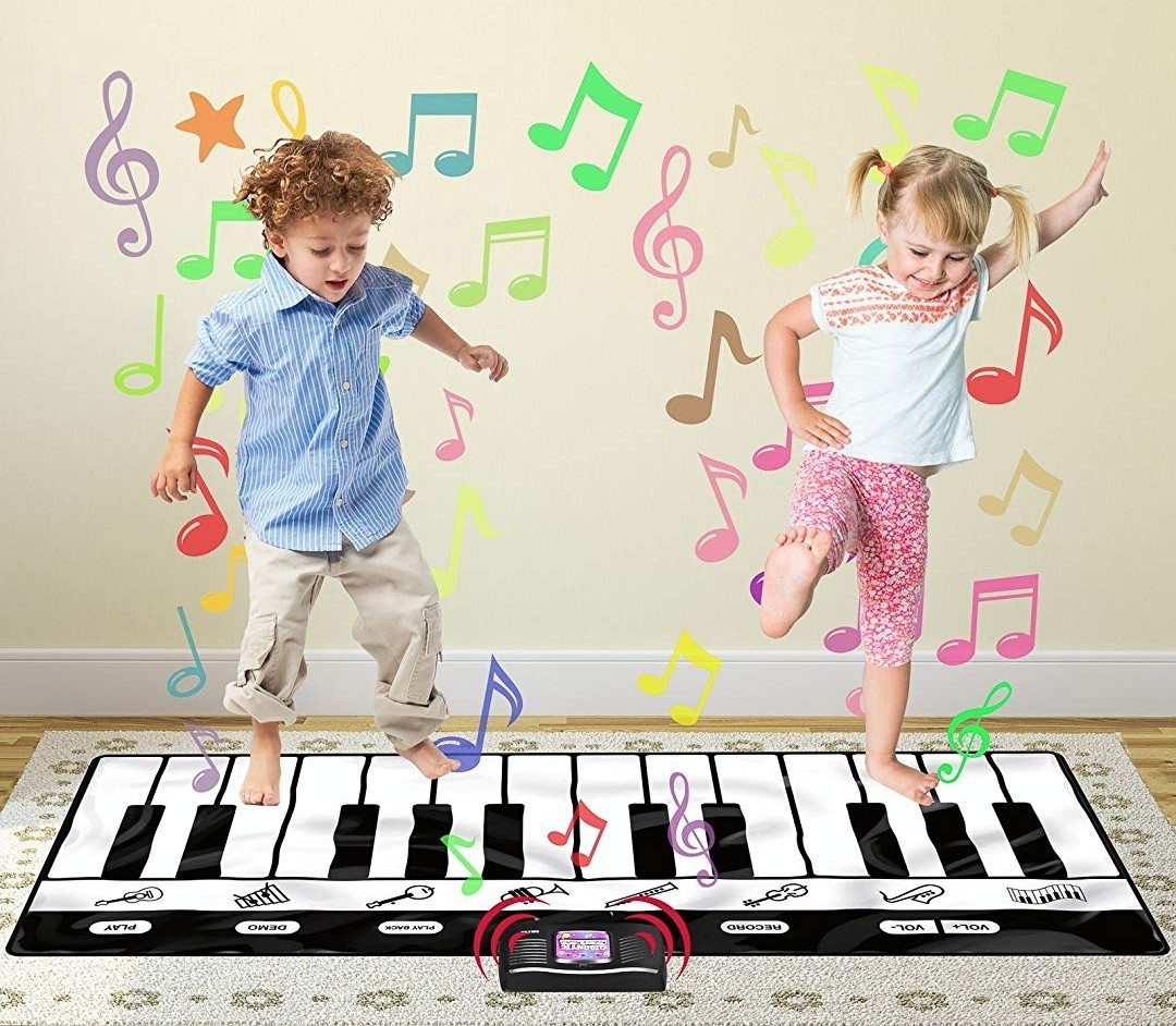 *Ready Stock* BN Classic Jumbo 24 Key Black & White Portable Electronic ...