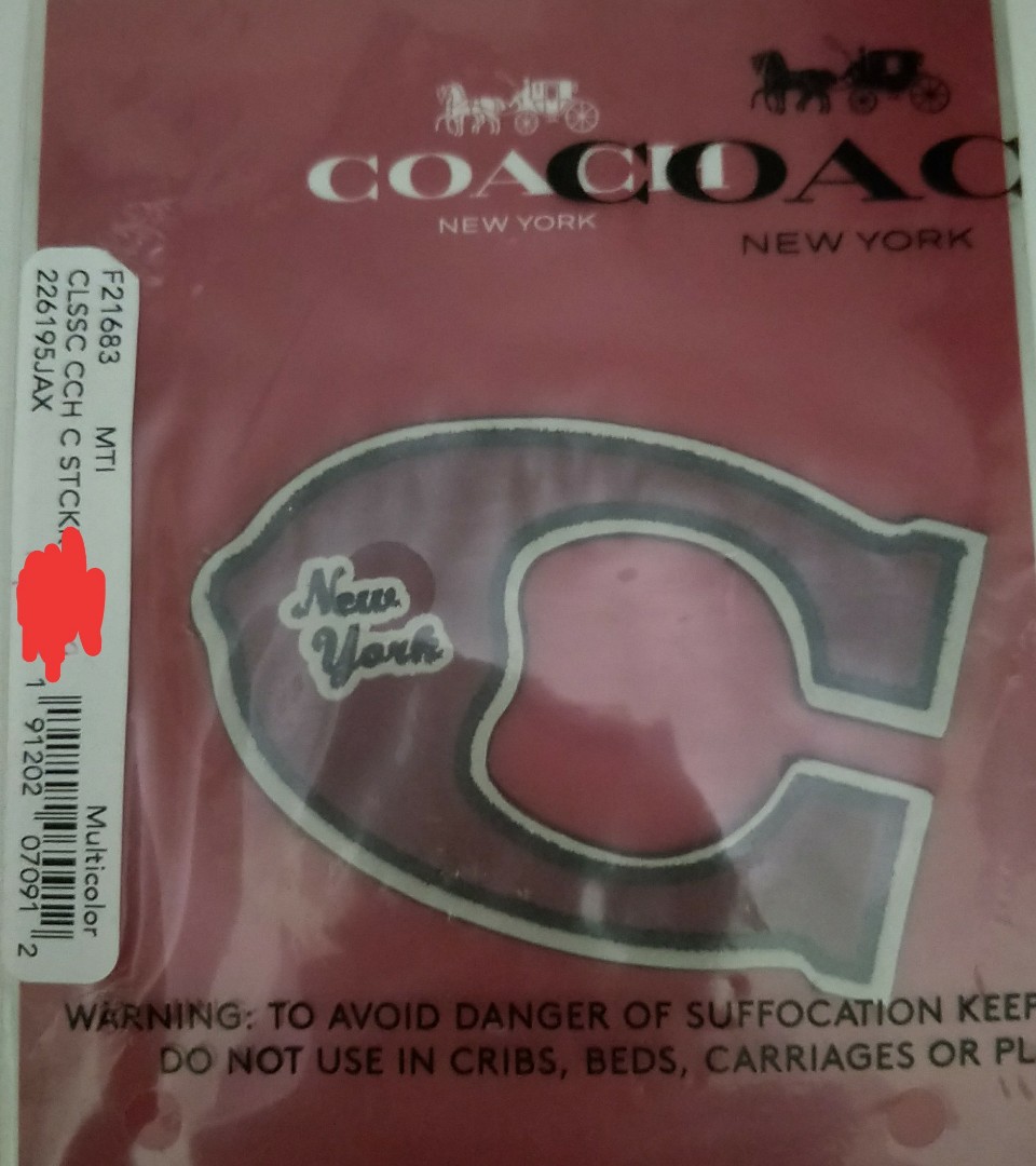 Coach C Sticker (F21683), Women's Fashion, Bags & Wallets, Purses ...