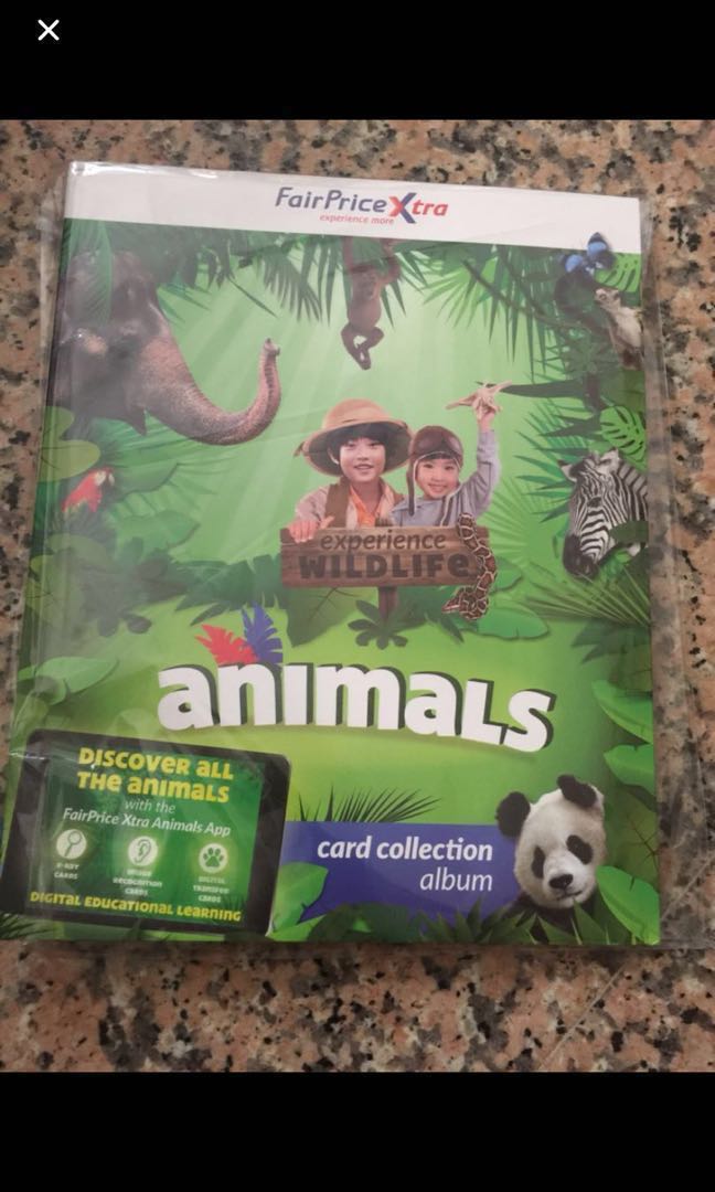 Complete NTUC Xtra Animal card album with all 108 cards, Hobbies & Toys ...