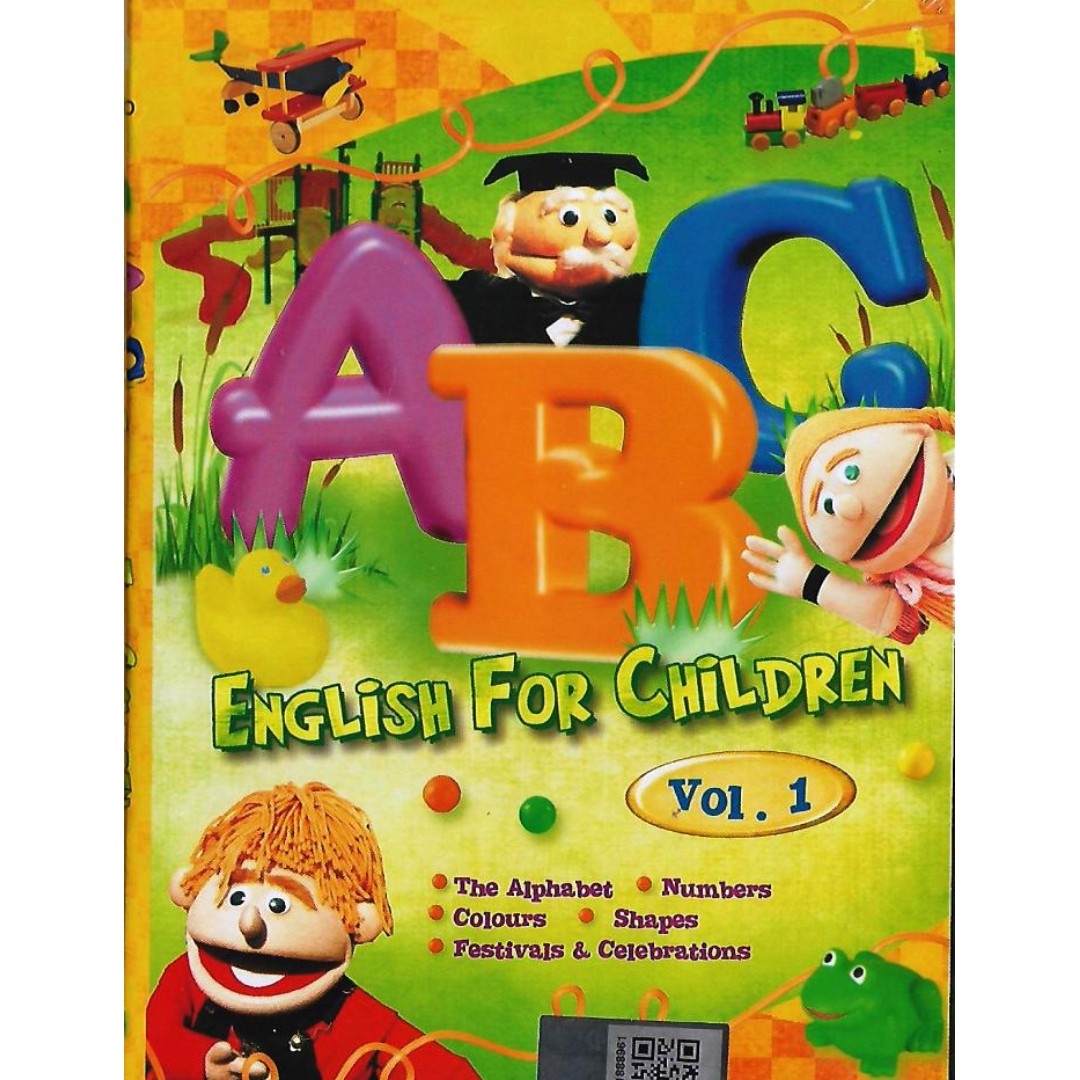 DVD ABC English For Children Vol.1, Hobbies & Toys, Music & Media, CDs & DVDs on Carousell