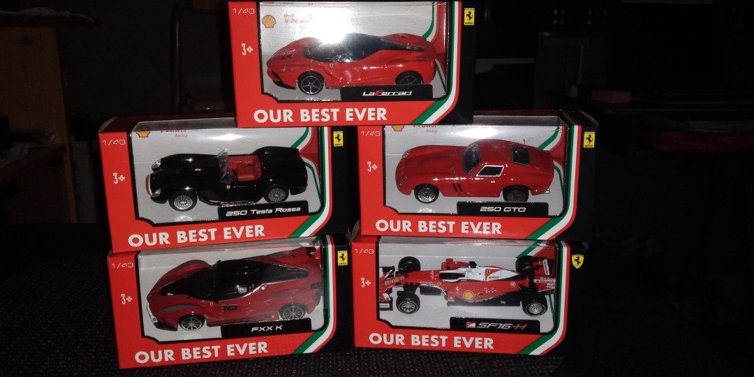 Ferrari Shell Car Collection set of 5, Hobbies & Toys, Toys & Games on ...
