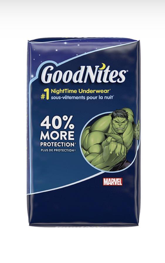 GOODNITES HULK design S/M(22count), Everything Else on Carousell