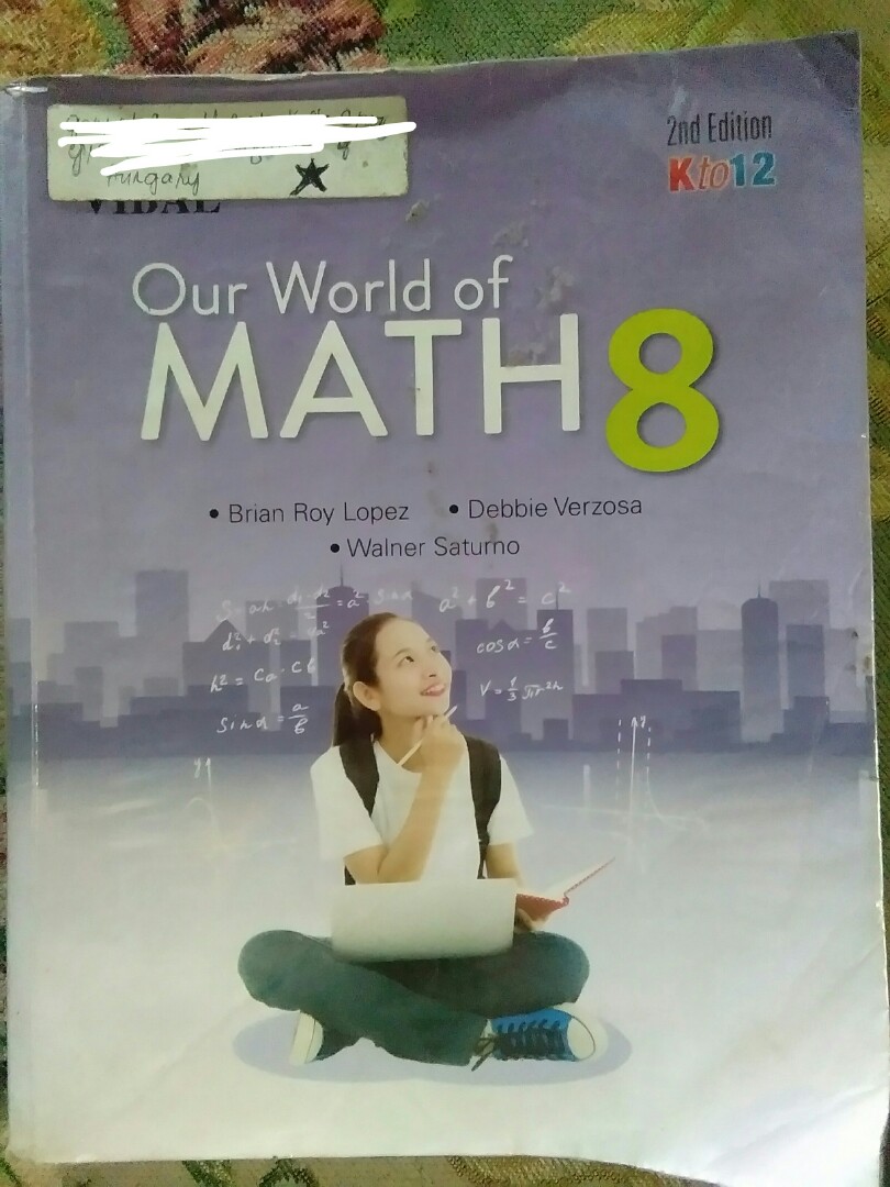 Grade 8 K12 Textbook - Our World of Math, Hobbies & Toys, Books & Magazines, Textbooks on Carousell