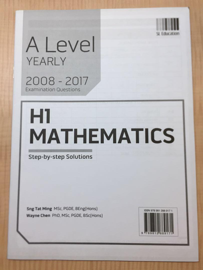 H1 Math A levels WITH answers , Hobbies & Toys, Books & Magazines ...