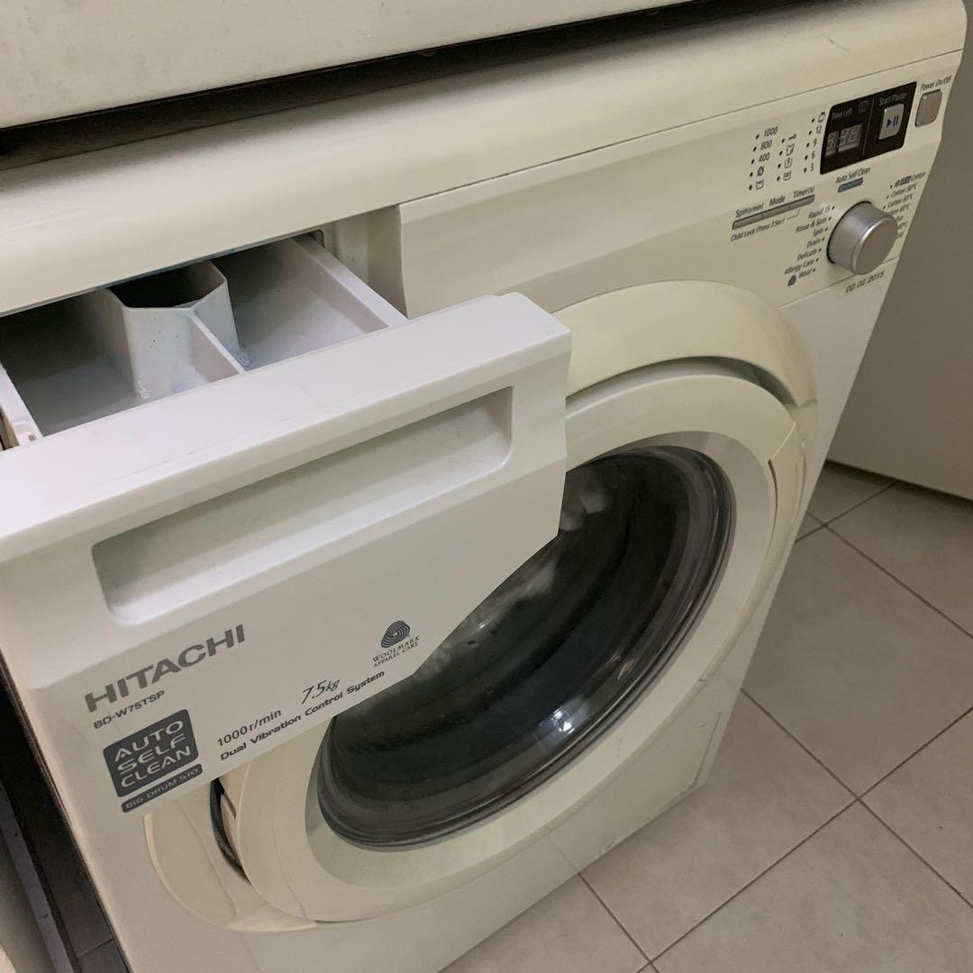 Hitachi Washing machine 7.5kg. Under warranty., TV & Home Appliances ...