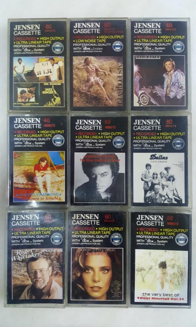 Jensen Cassette, Hobbies & Toys, Music & Media, CDs & DVDs on Carousell
