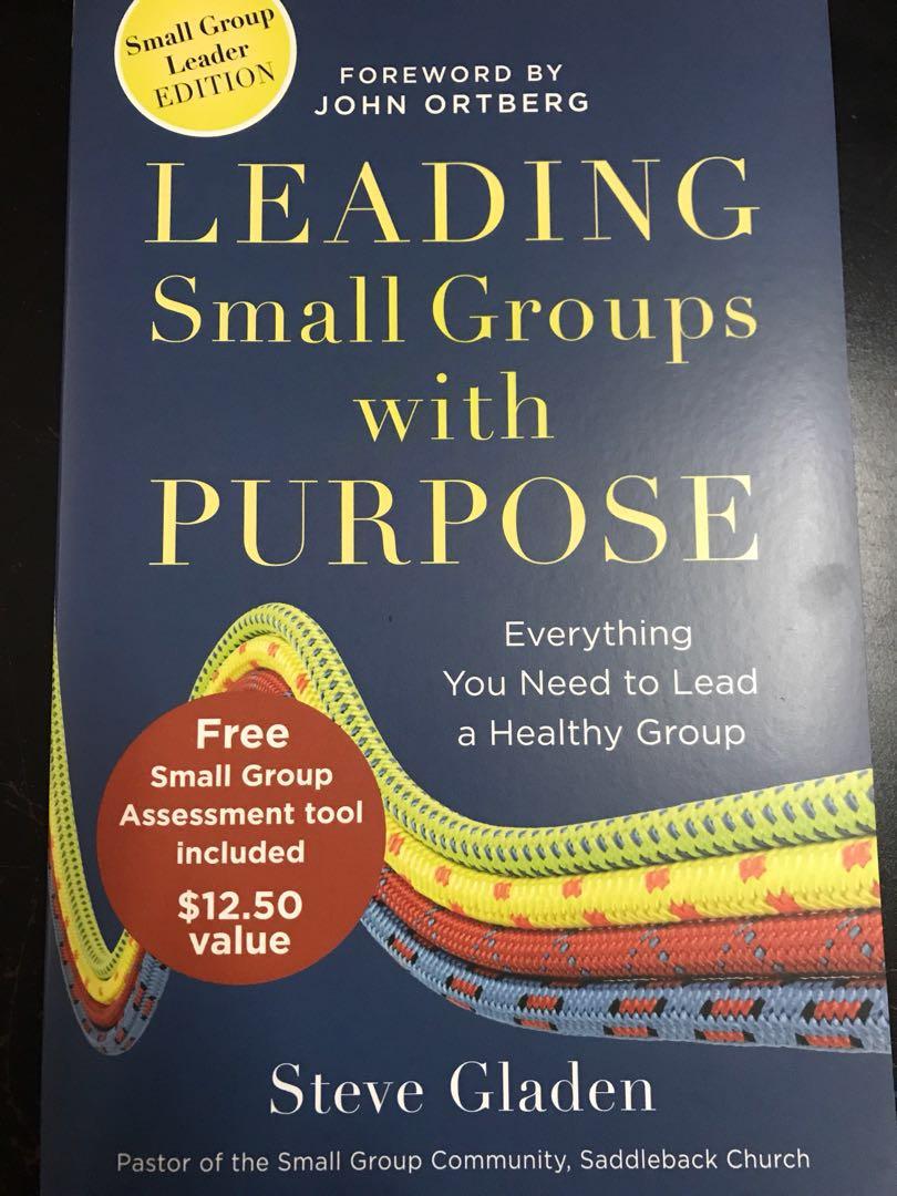 Leading Small Groups with Purpose - Steve Gladden, Hobbies & Toys ...