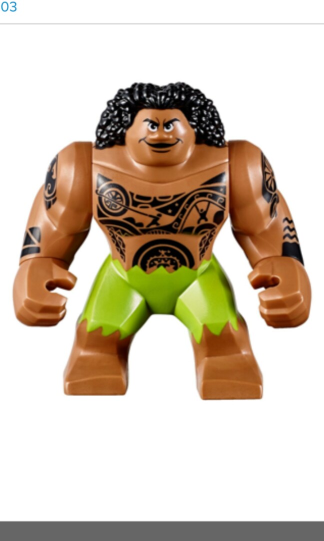Lego big minifigure - Maui. From Disney set 41150, Hobbies & Toys, Toys ...