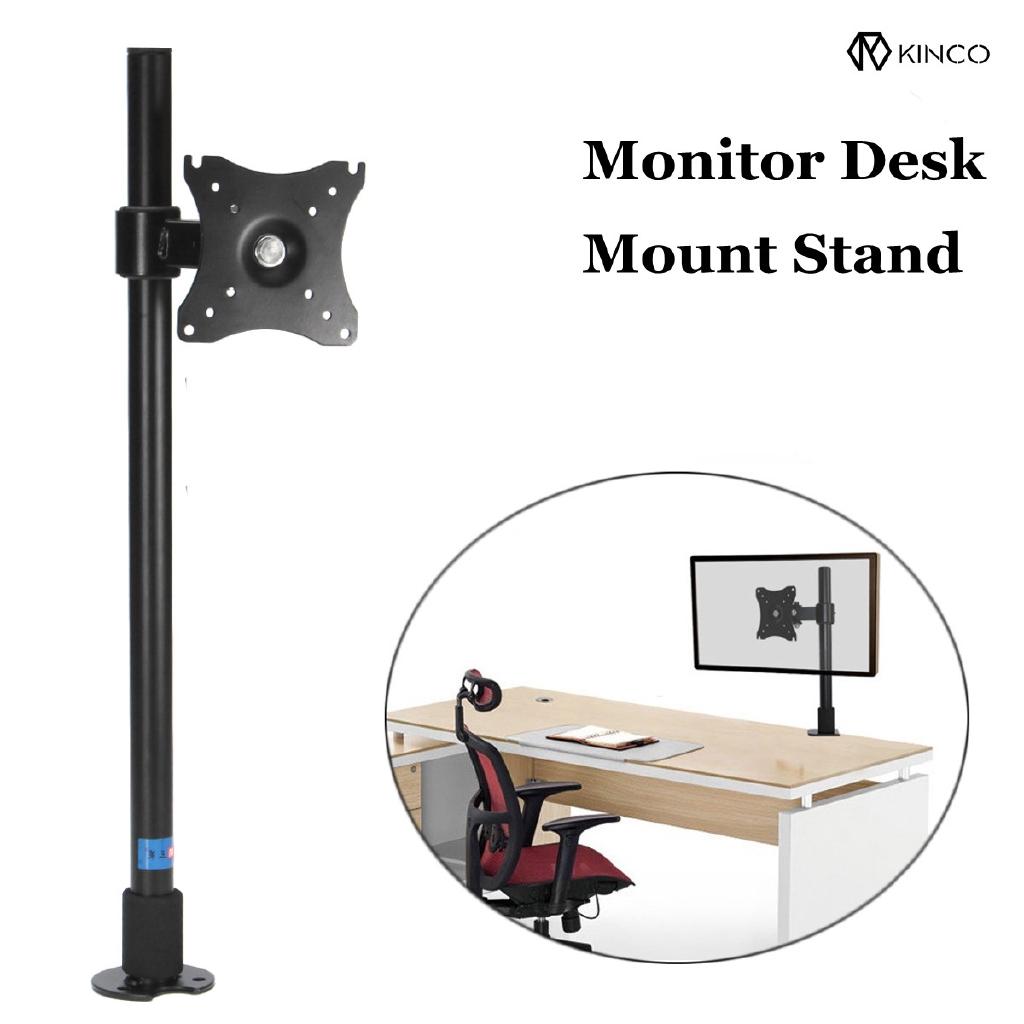 Monitor Stand Rotation Double Arm Adjustable Desktop Holder for ...