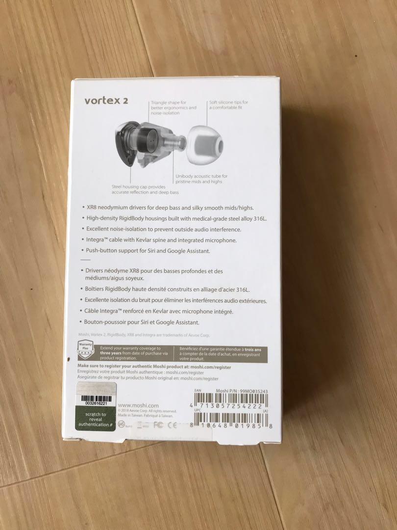 Moshi Vortex 2, Audio, Portable Audio Accessories on Carousell