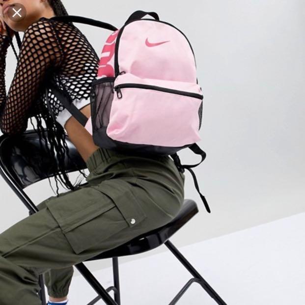 Nike Just Do It Mini Backpack (Light Pink) , Women's Fashion, Bags ...