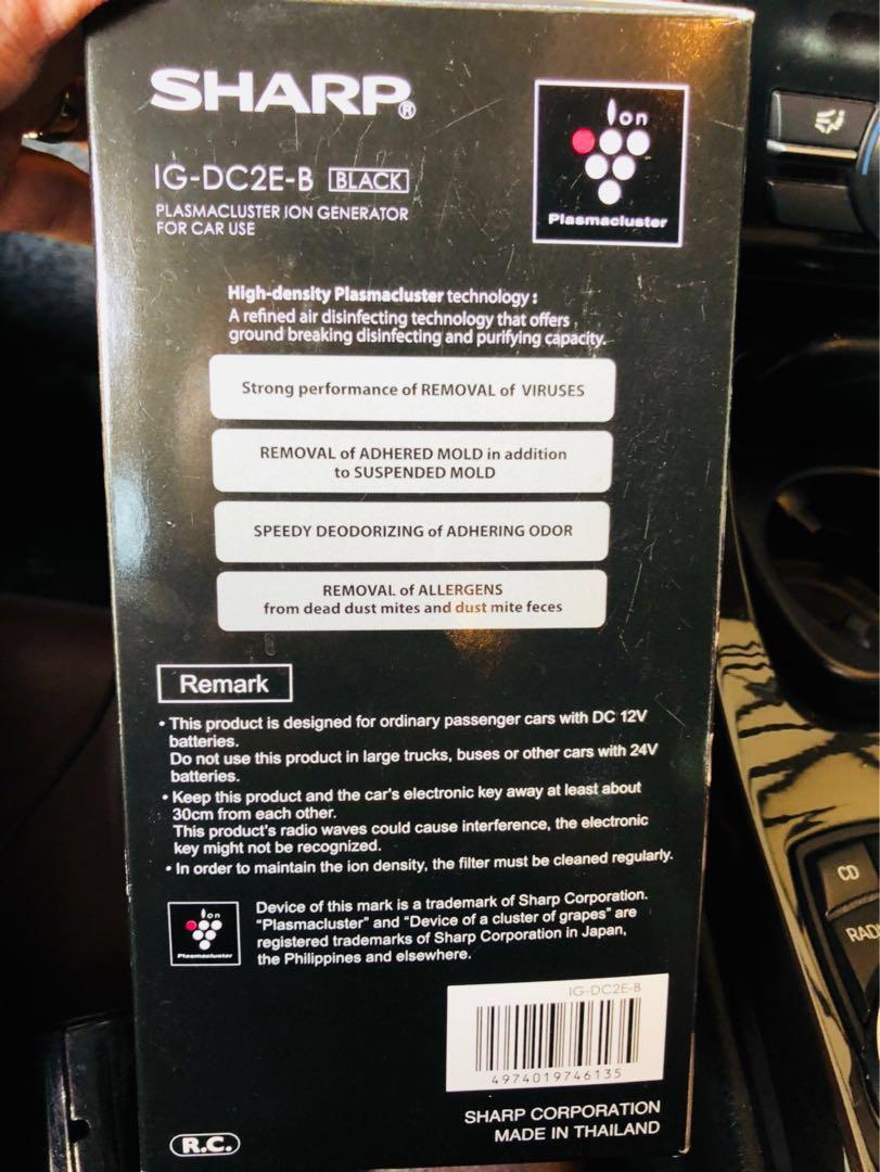 Sharp plasmacluster ion generator for cars, TV & Home Appliances, Air ...
