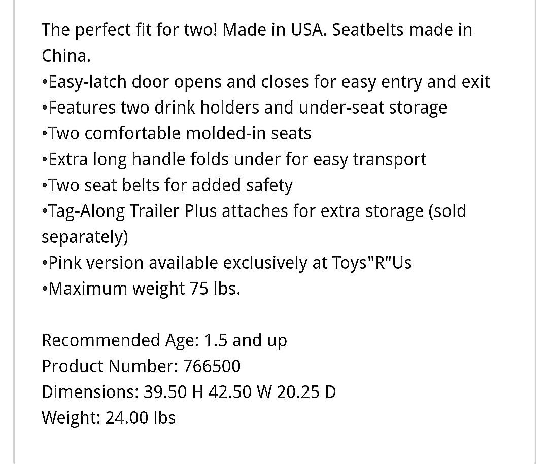 Step2: Wagon for 2 Plus, Babies & Kids, Infant Playtime on Carousell