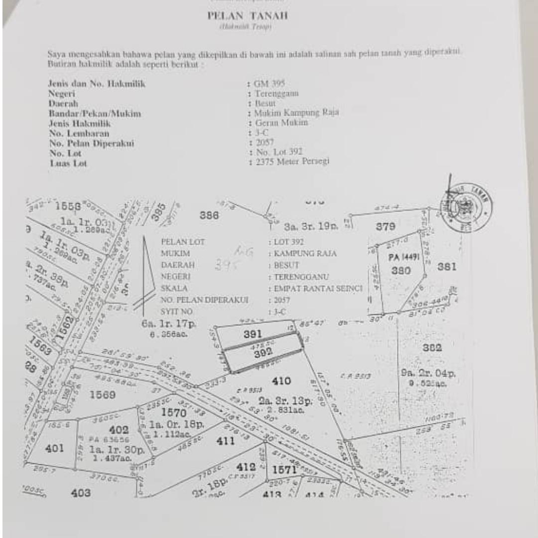 Tanah Besut, Terengganu, Property, For Sale on Carousell