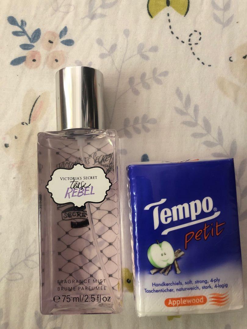 Victoria’s Secret tease rebel fragrance mist 75ml, 美容＆化妝品, 沐浴＆身體護理, 沐浴及 ...