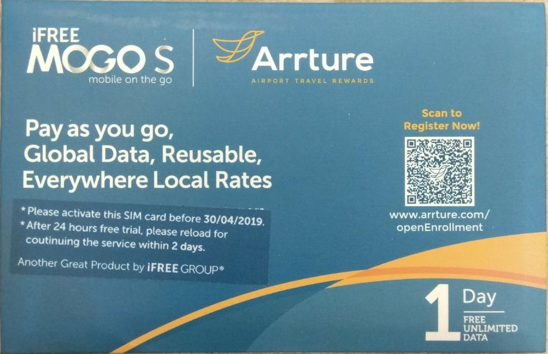 [Worldwide] Unlimited Data SIM for 24 hours - iFREE GROUP Mogo S ...