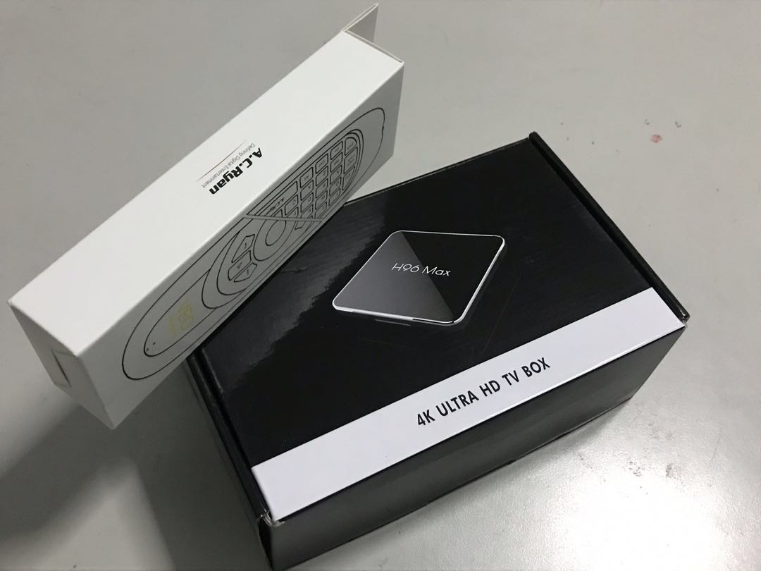 4K Ultra HD TV box H96 max (4G/32GB) on Carousell