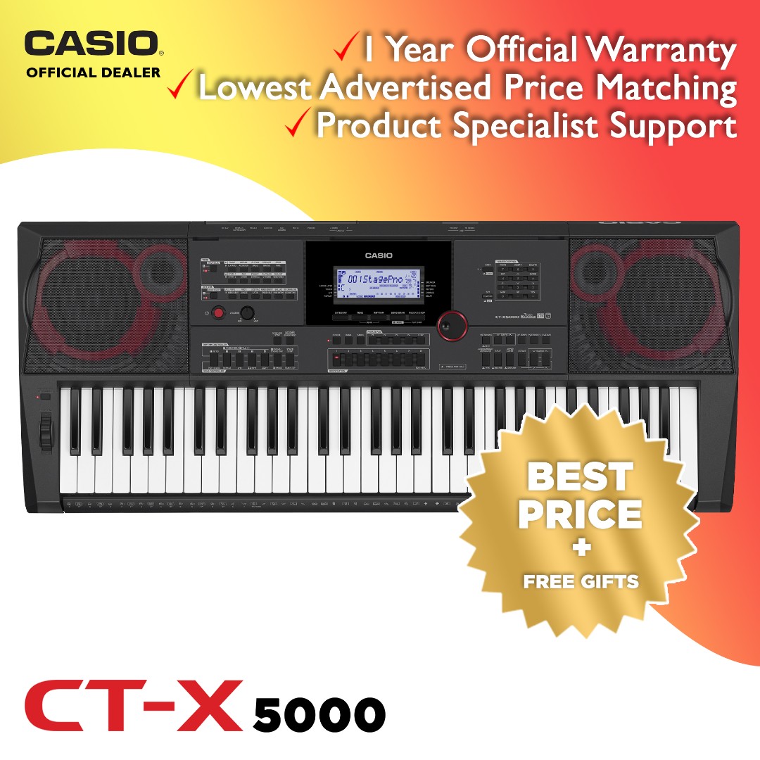 Casio CT-X5000 Keyboard Piano (ctx5000), Hobbies & Toys, Music & Media ...