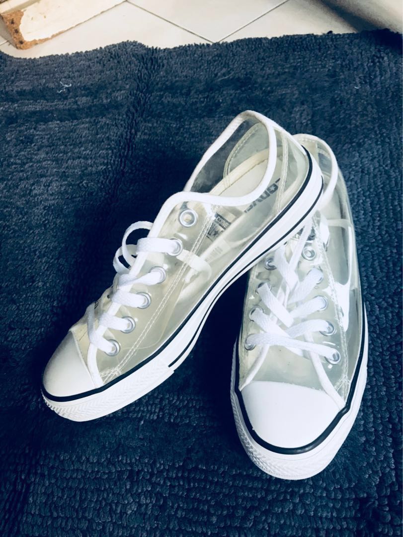 Converse All Star Clear, Men's Fashion, Footwear, Sneakers on Carousell