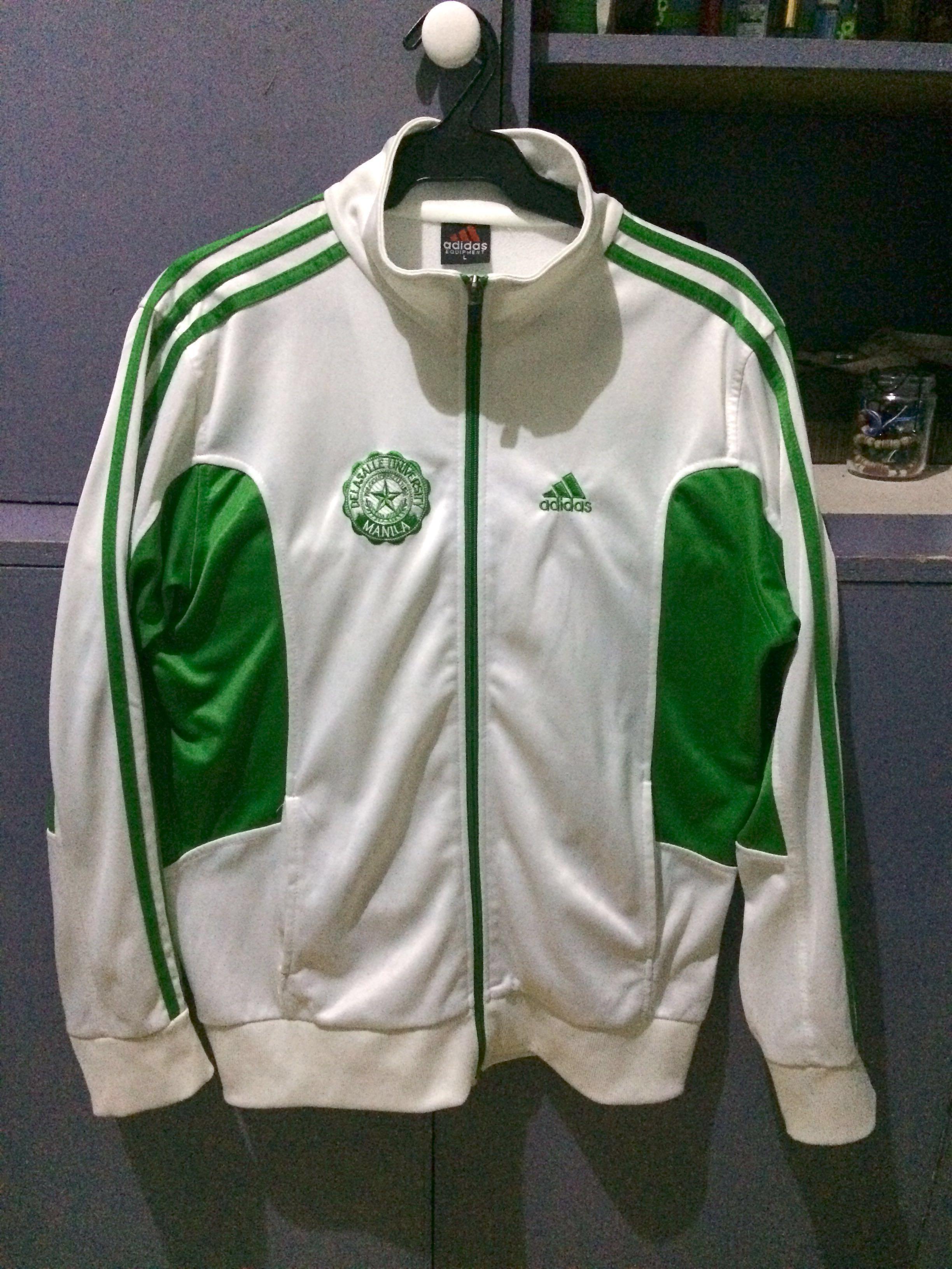 DLSU ADIDAS JACKET, Men's Fashion, Coats, Jackets and Outerwear on ...