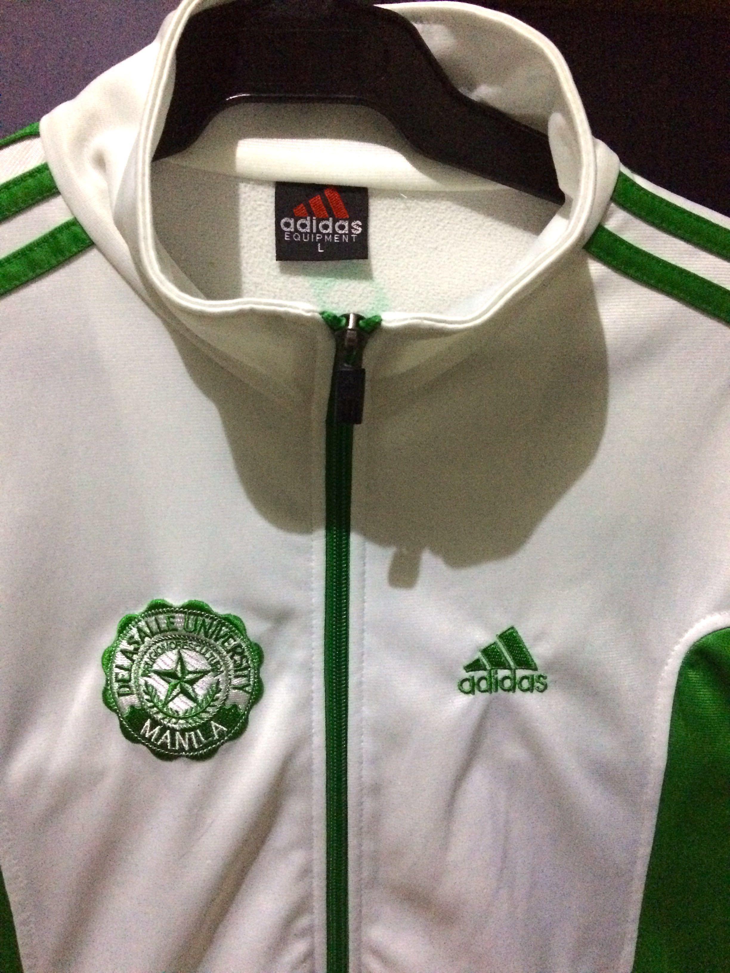 DLSU ADIDAS JACKET, Men's Fashion, Coats, Jackets and Outerwear on ...