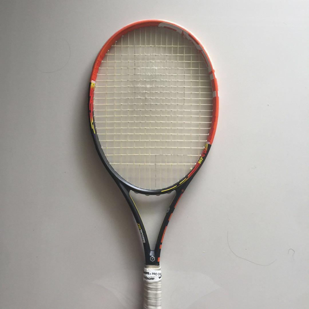 Head graphene radical Mp tennis racket, Sports Equipment, Sports ...