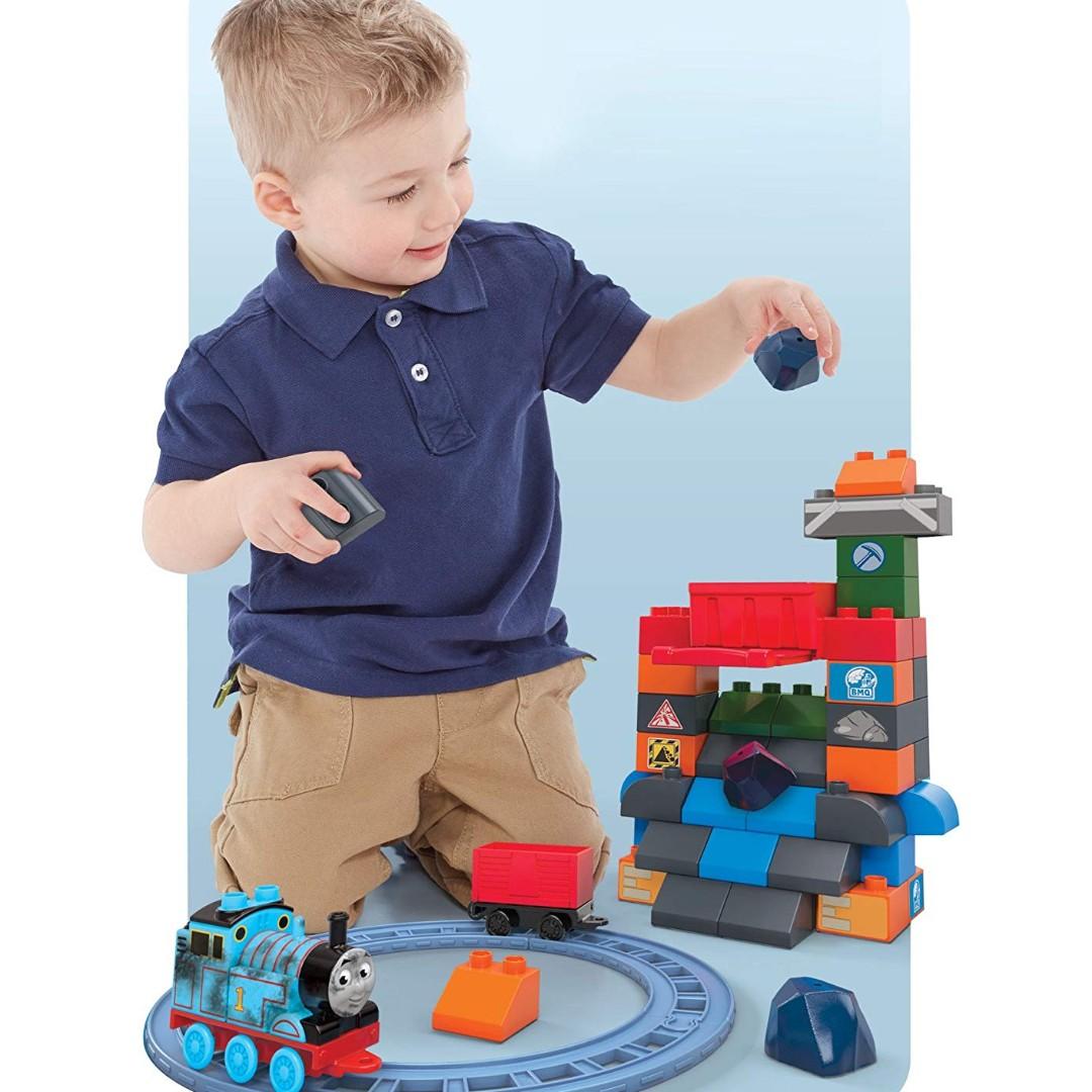 Mega Bloks Thomas & Friends - Thomas Blue Mountain Coal Mine Building Set, Hobbies & Toys, Toys ...