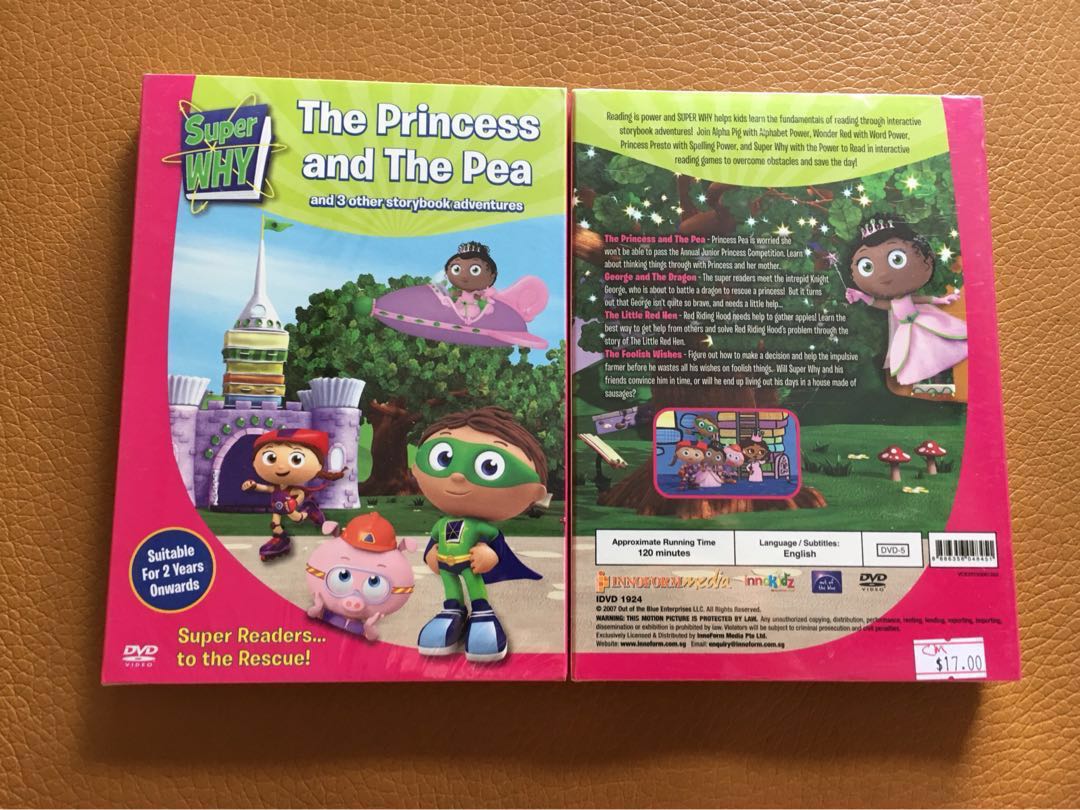 (New) Super Why - The Princess & the Pea & 3 other storybook adventures ...