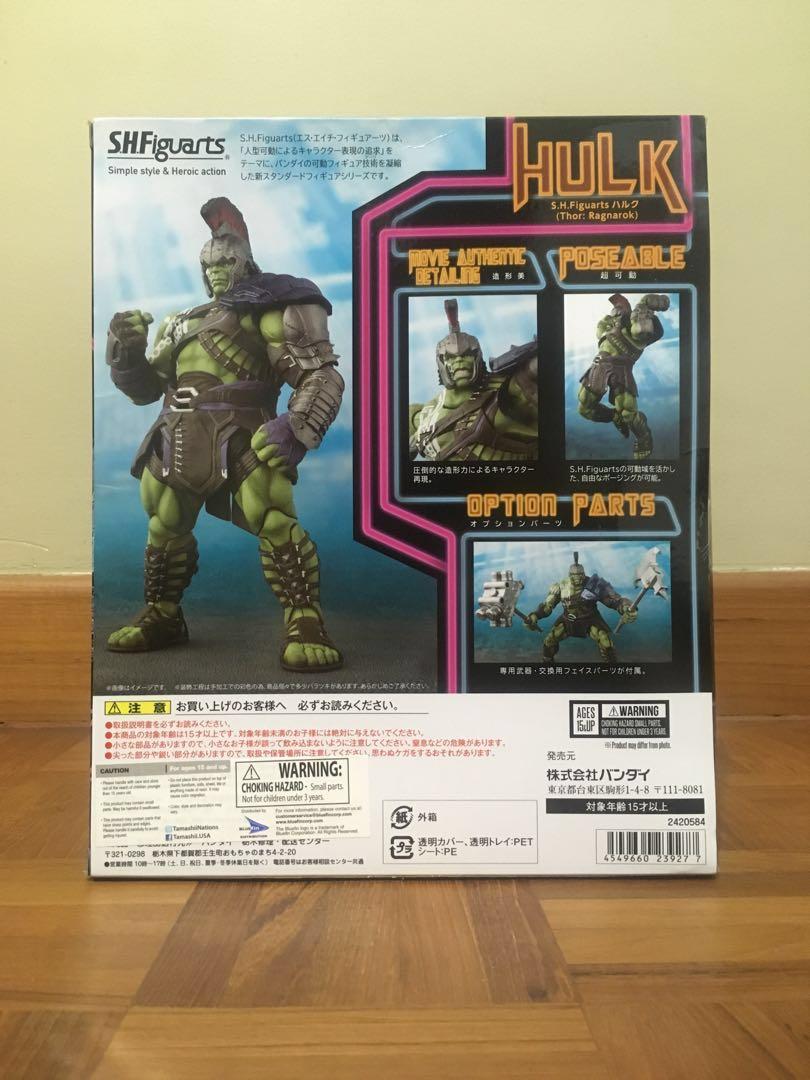 Shf figuarts hulk thor ragnarok misb, Hobbies & Toys, Toys & Games on ...