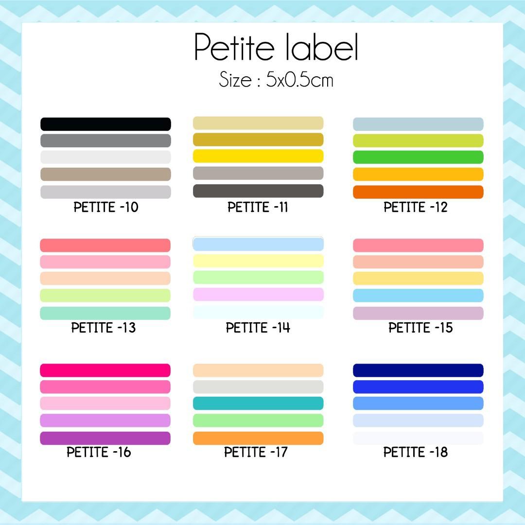 Slim name sticker /name label, Hobbies & Toys, Stationery & Craft, Art ...