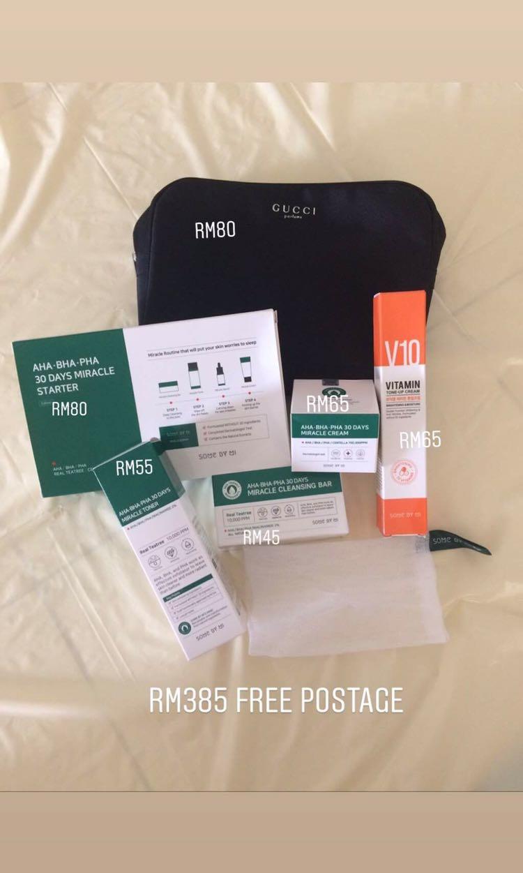 Somebymi Set Ready Stock Free Pouch, Beauty & Personal Care, Face, Face ...