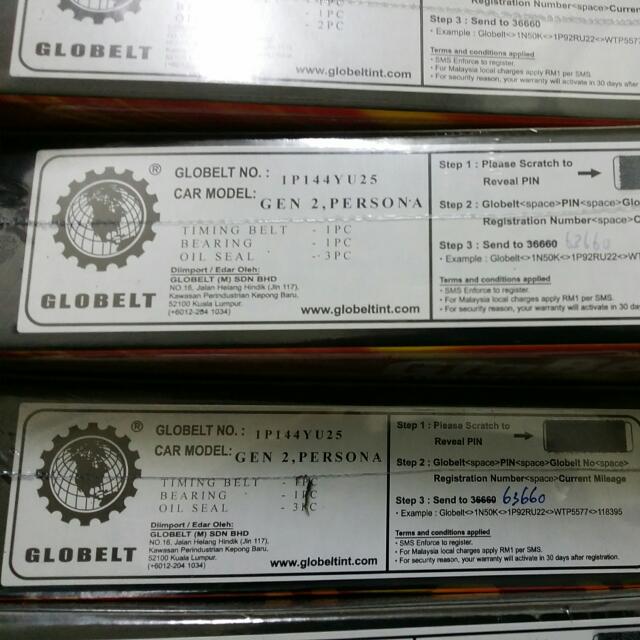 Timing belt set 100km Gen2 Persona Waja Campro, Auto Accessories on ...