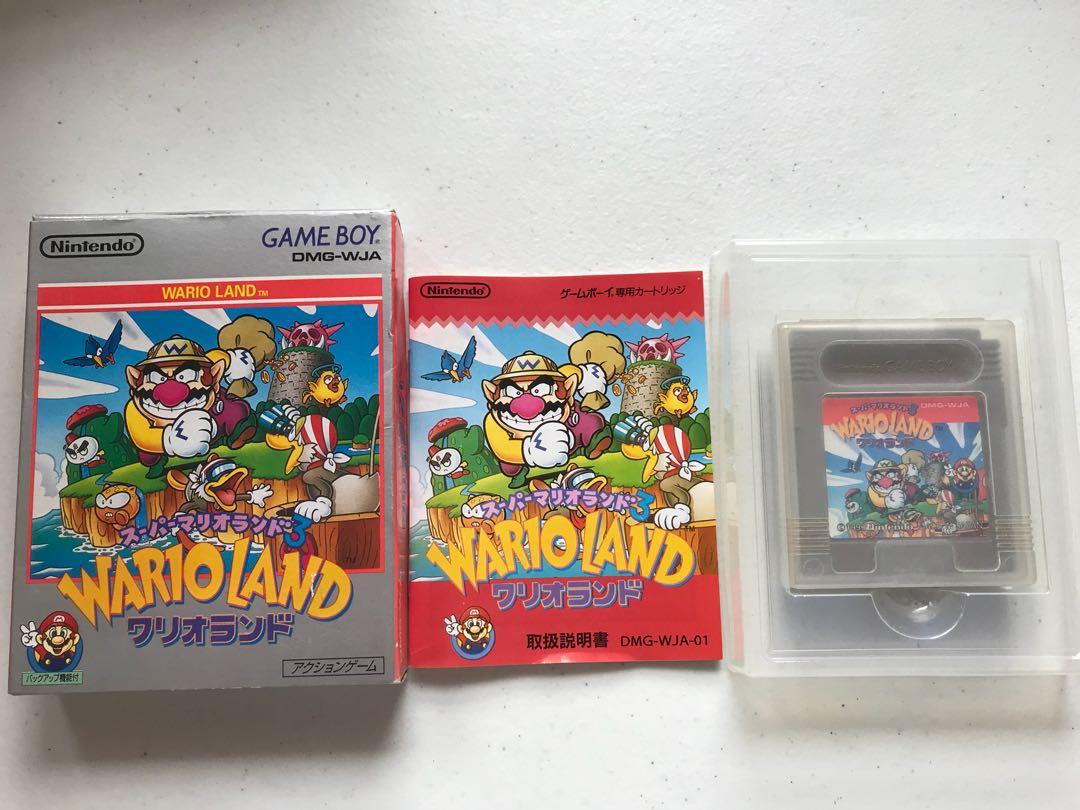 Wario Collection Gameboy Cartridge, Video Gaming, Video Games, Nintendo ...