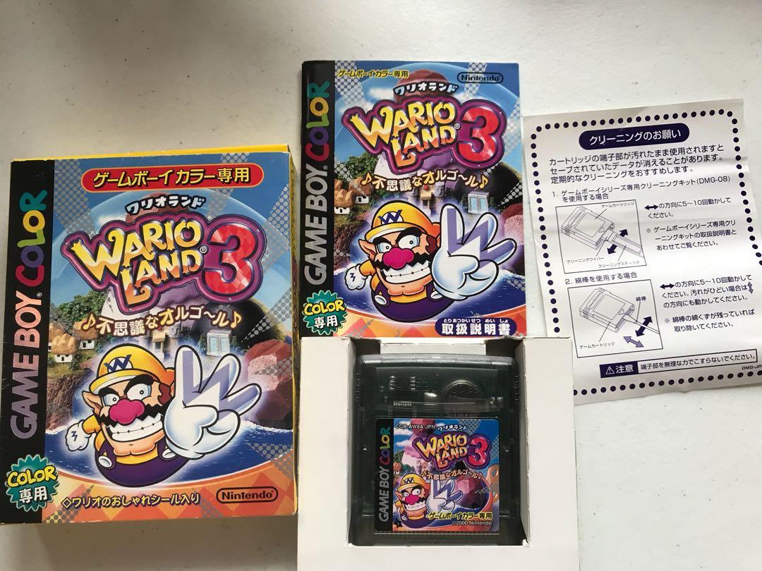 Wario Collection Gameboy Cartridge, Video Gaming, Video Games, Nintendo ...