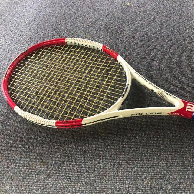 Wilson Pro Staff 95L Tennis Racket, Sports Equipment, Sports & Games ...