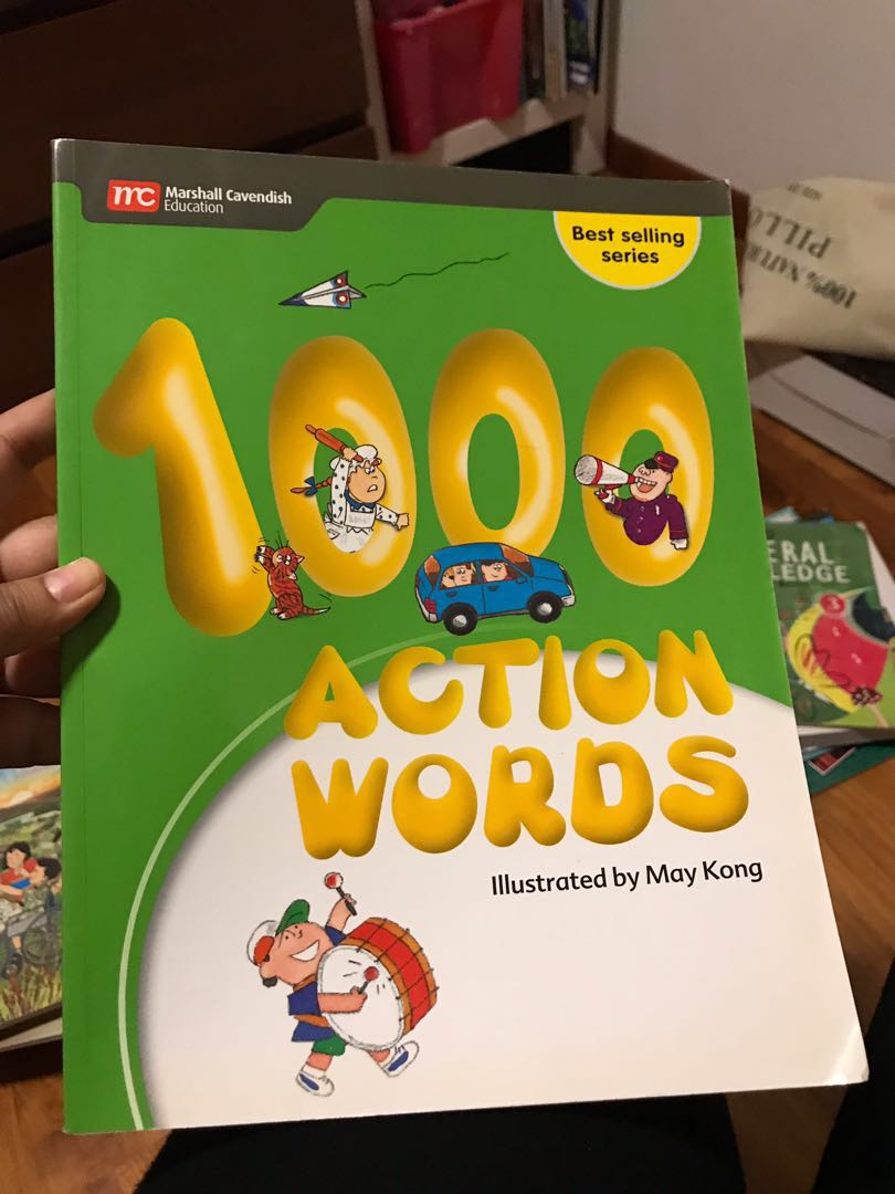 100 Action Words Picture Dictionary, Hobbies & Toys, Books & Magazines ...